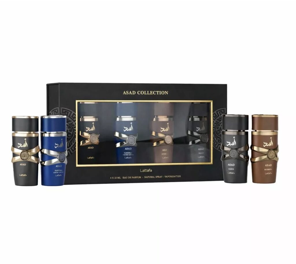 Set Asad 4 piece 25ml Collection de Lattafa – La Perfumeria